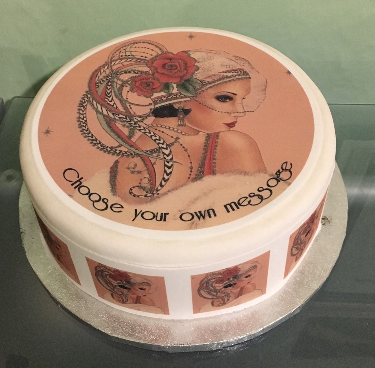 Art Deco Cake Topper