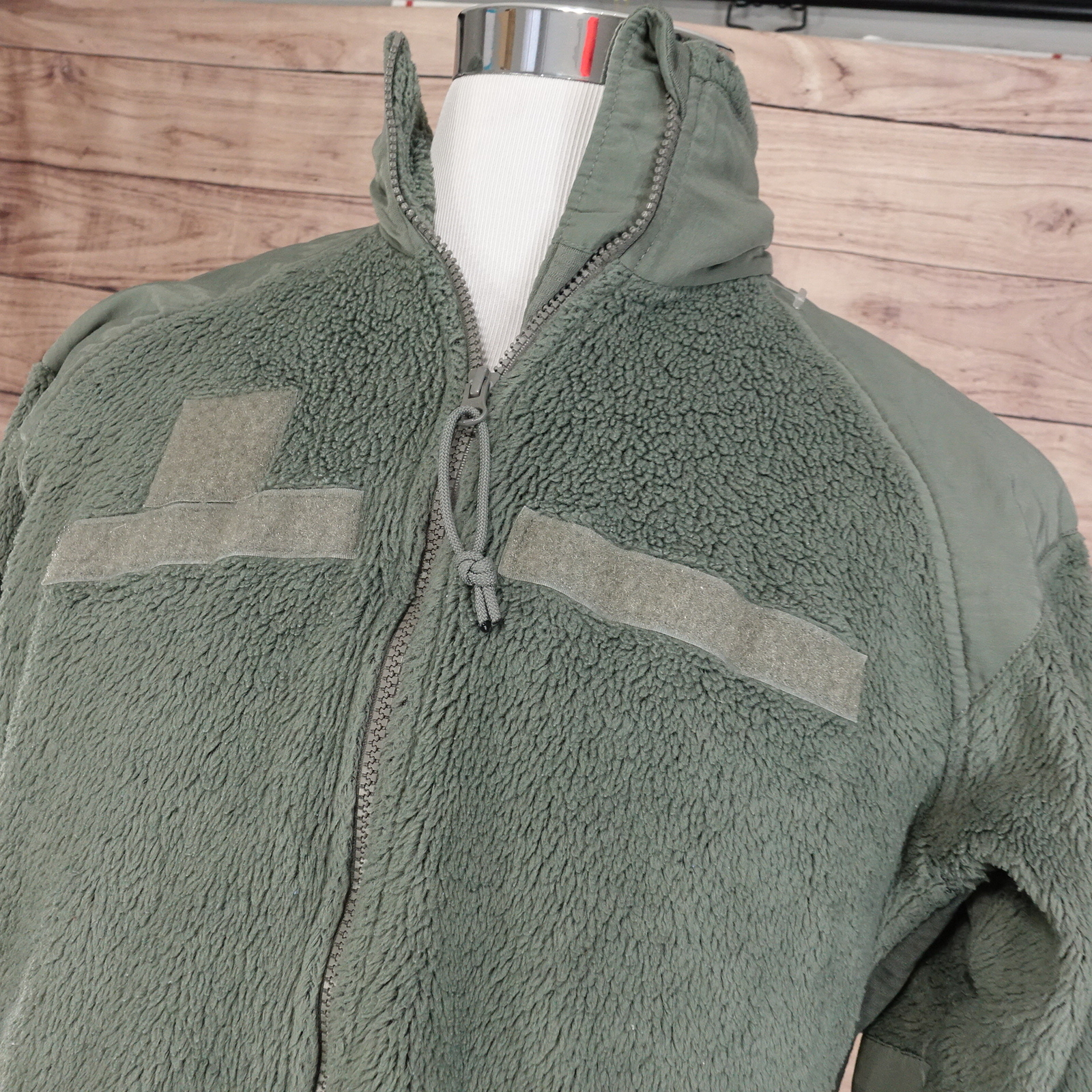 JACKET FLEECE COLD WEATHER GEN III GREEN FULL ZIP ARM… - Gem