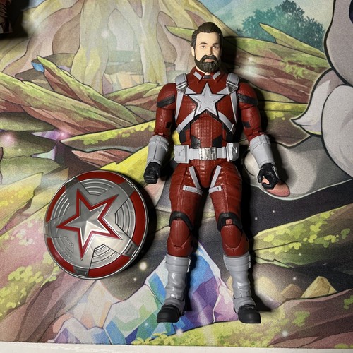 Hasbro Marvel Legends Crimson Dynamo BAF Red Guardian Action Figure ...