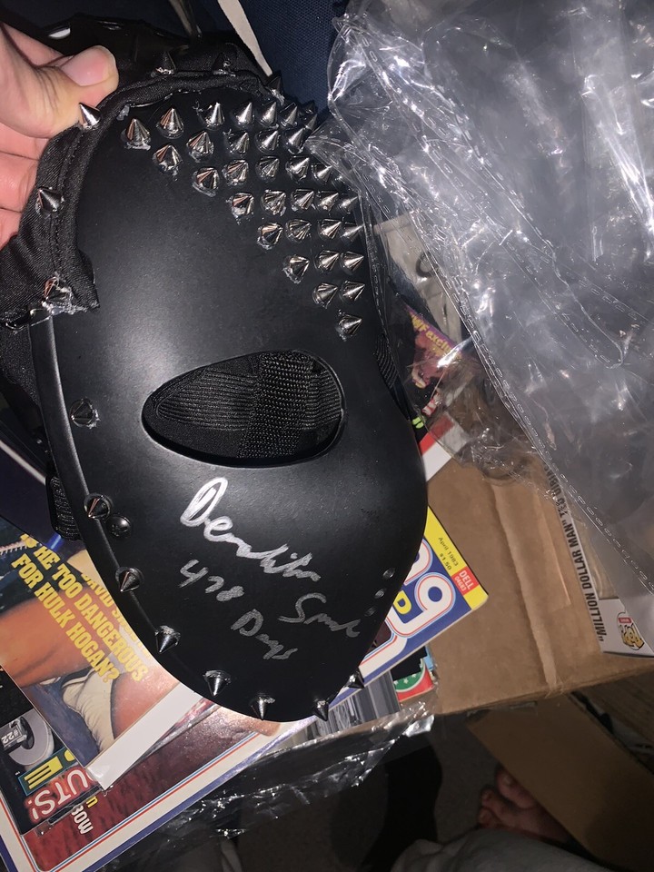 Wwf Demolition signed Replica Mask W/proof Autographed Inscribed Ax ...