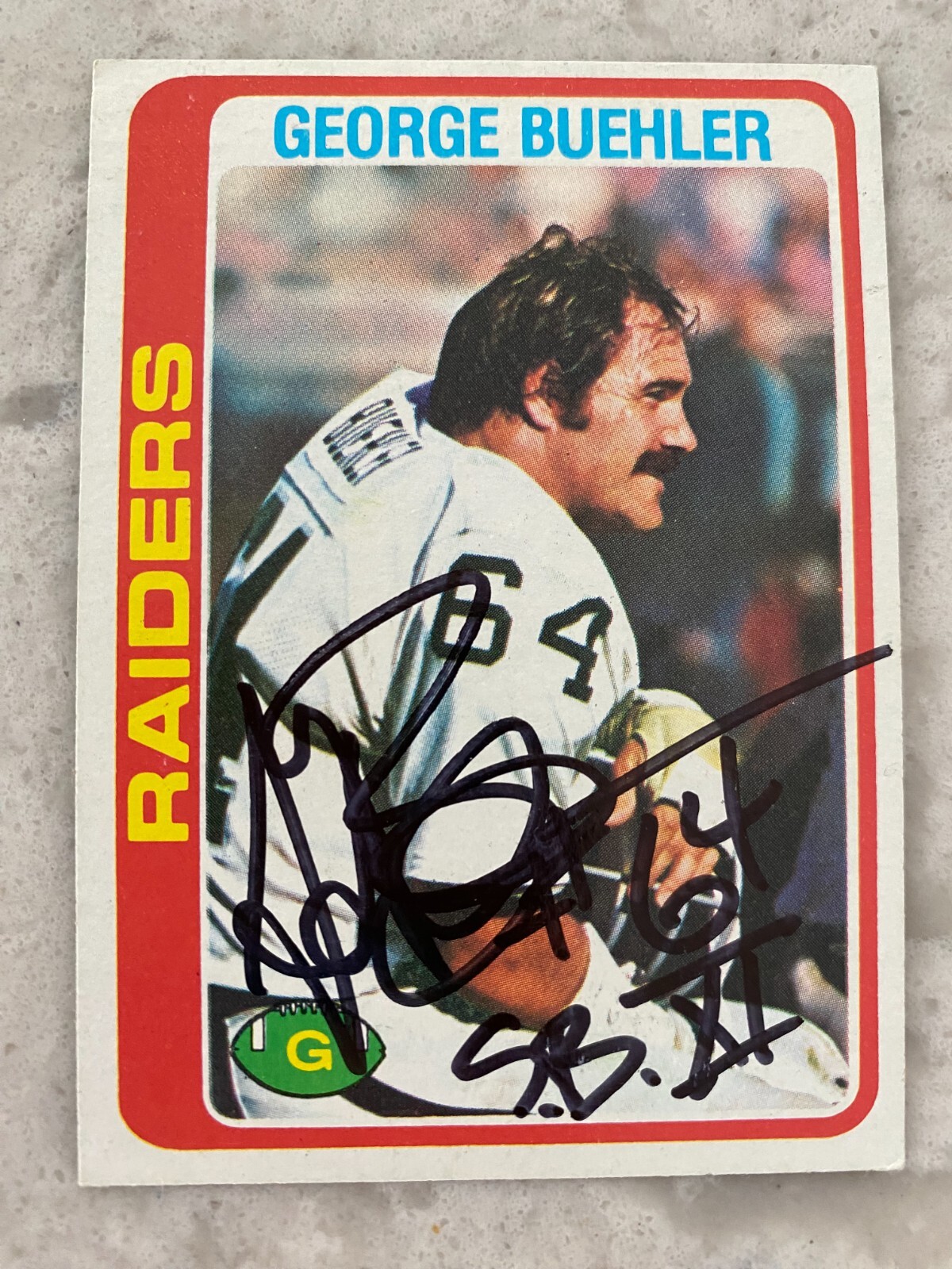 George Buehler Signed OAKLAND RAIDERS Card 1978 Topps | eBay