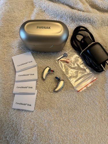 Phonak Audeo Paradise P90-RL WATERPROOF RIC Hearing Aids - Champagne ...