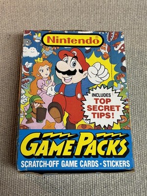 1989 Nintendo Game Packs Wax Box 48 Sealed Packs Super Mario | eBay