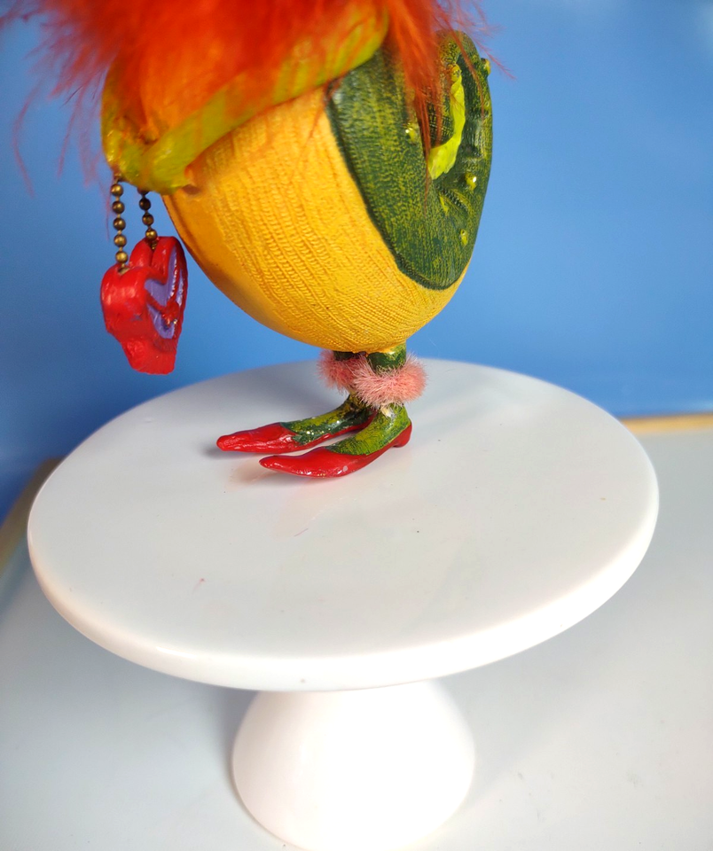 Dept 56 Feather Resin Patience Brewster Krinkles Lady Alligator Ornament *Read* | eBay