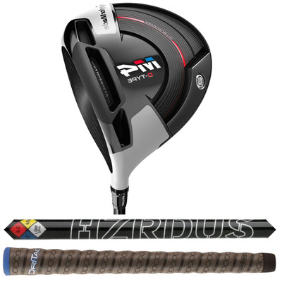 Left Handed TaylorMade M4 D Type 9.5* Driver, Smoke Black RDX 6.0 70g ...
