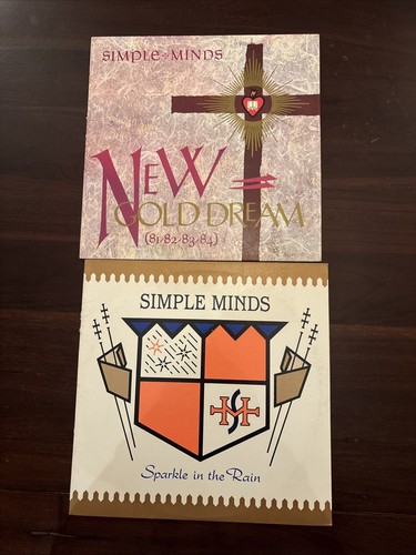 Simple Minds Vinyl Original Pressings. New Gold Dream And Sparkle In ...