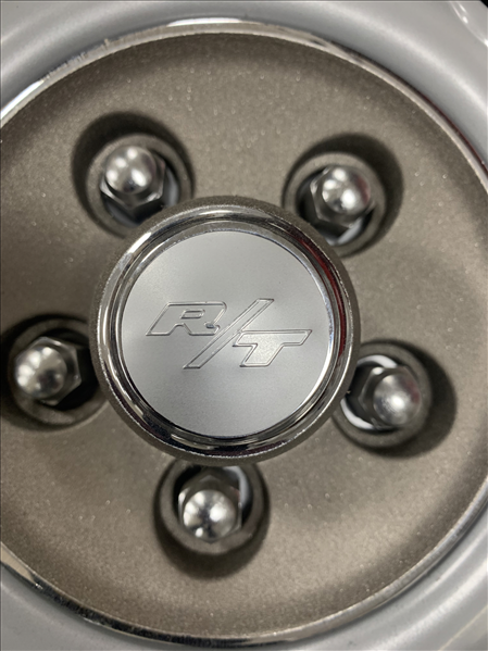 Mopar Rallye Wheel Center Cap Inserts with R/T Logo. Set of 4 Inserts ...