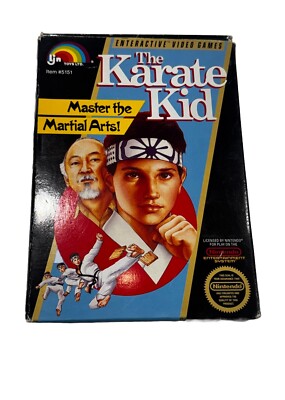 The Karate Kid NES Nintendo Complete CIB Very Good Condition RARE ...