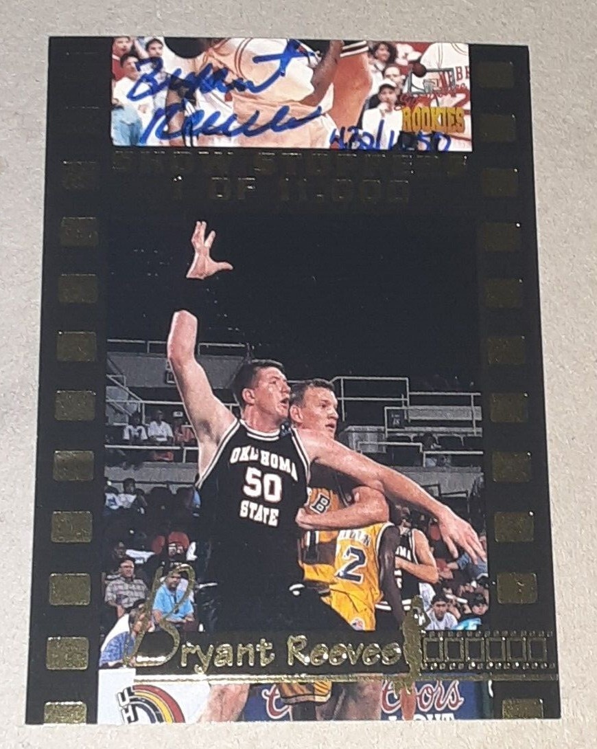 Bryant Reeves Oklahoma St Cowboys SIGNED 1995 Signature Rookie Show ...