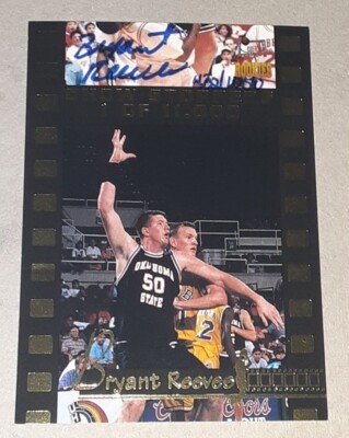 Bryant Reeves Oklahoma St Cowboys SIGNED 1995 Signature Rookie Show ...