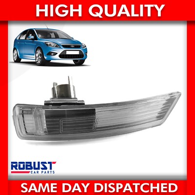 DOOR WING MIRROR INDICATOR LENS CLEAR RIGHT DRIVER SIDE FOR FORD FOCUS ...