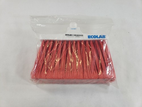 Ecolab 61850-09-00 Red White 9 Inch Flagged Lobby Brooms for sale ...