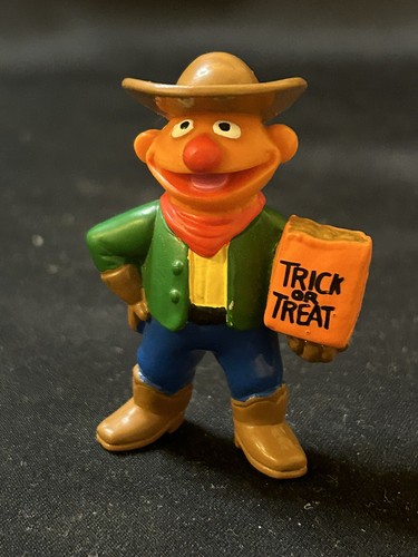 Vintage Muppets Applause Sesame Street Trick Or Treat Cowboy Ernie ...