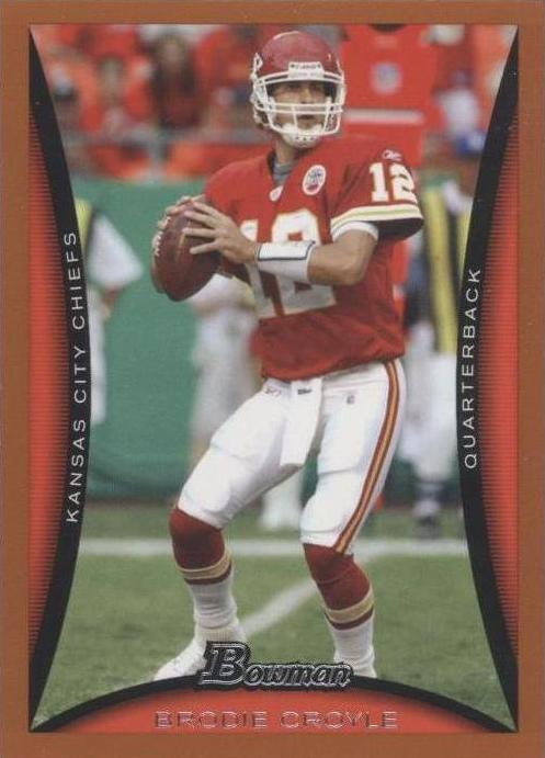 2008 Bowman - Brodie Croyle #19 Orange /250 for sale online | eBay