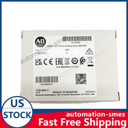 1734-IE4C 4 Point Analog Input Module New 1734IE4C Factory Sealed Allen ...