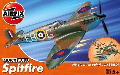 Airfix QUICK BUILD Spitfire Snap Together Plastic Model Kit J6000 | eBay