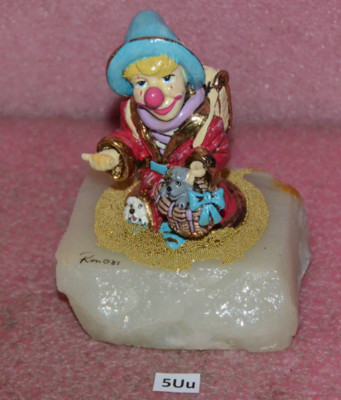 Ron Lee Clown Artist Signed Clown W/ Onyx Base 1987. | eBay