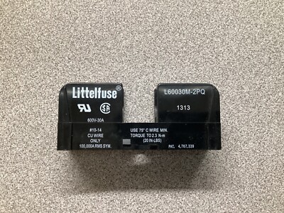 Pack of 1 Littelfuse L60030M-2PQ 600V 30A Fuseholder | eBay