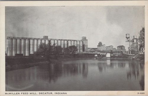 McMillen Feed Mill Decatur Indiana silos equipment D520 | eBay