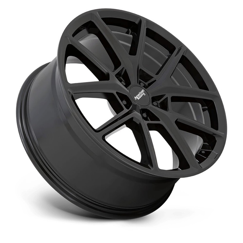 17x8 +35 American Racing AR943 5x4.5 Gloss Black Wheels (Set of 4) | eBay