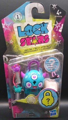 Hasbro ~ Lock Stars - Toy Padlock - Lock - Keys - Surprise ~ Series 1 ...