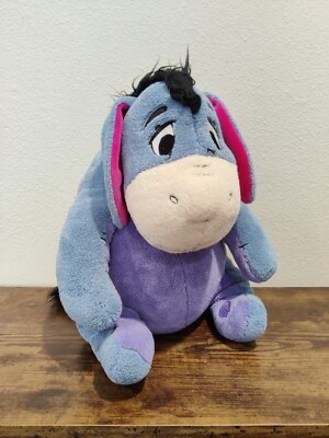 Disney Store Authentic EEYORE Plush Large Detachable Tail 14" Stuffed ...