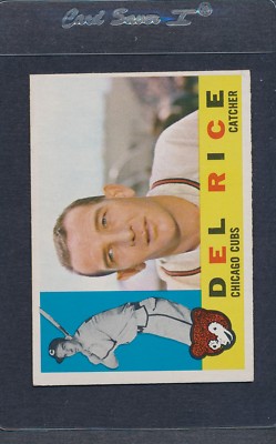 1960 Topps #248 Del Rice Cubs EX *6783 | eBay