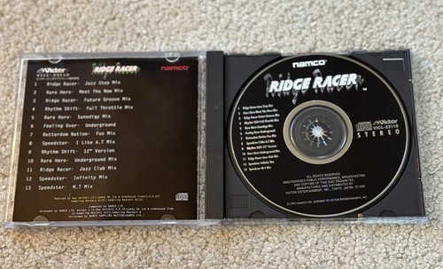 Ridge Racer Game music SOUNDTRACK CD Ridge Racer UK Remix PlayStation ...