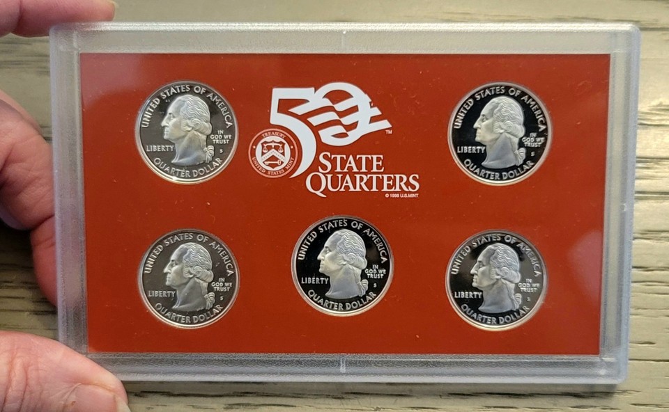 2006 U.S. SILVER MINT PROOF SET ☆ 10 COINS w/ Box & COA ☆ DEEP MIRROR ...