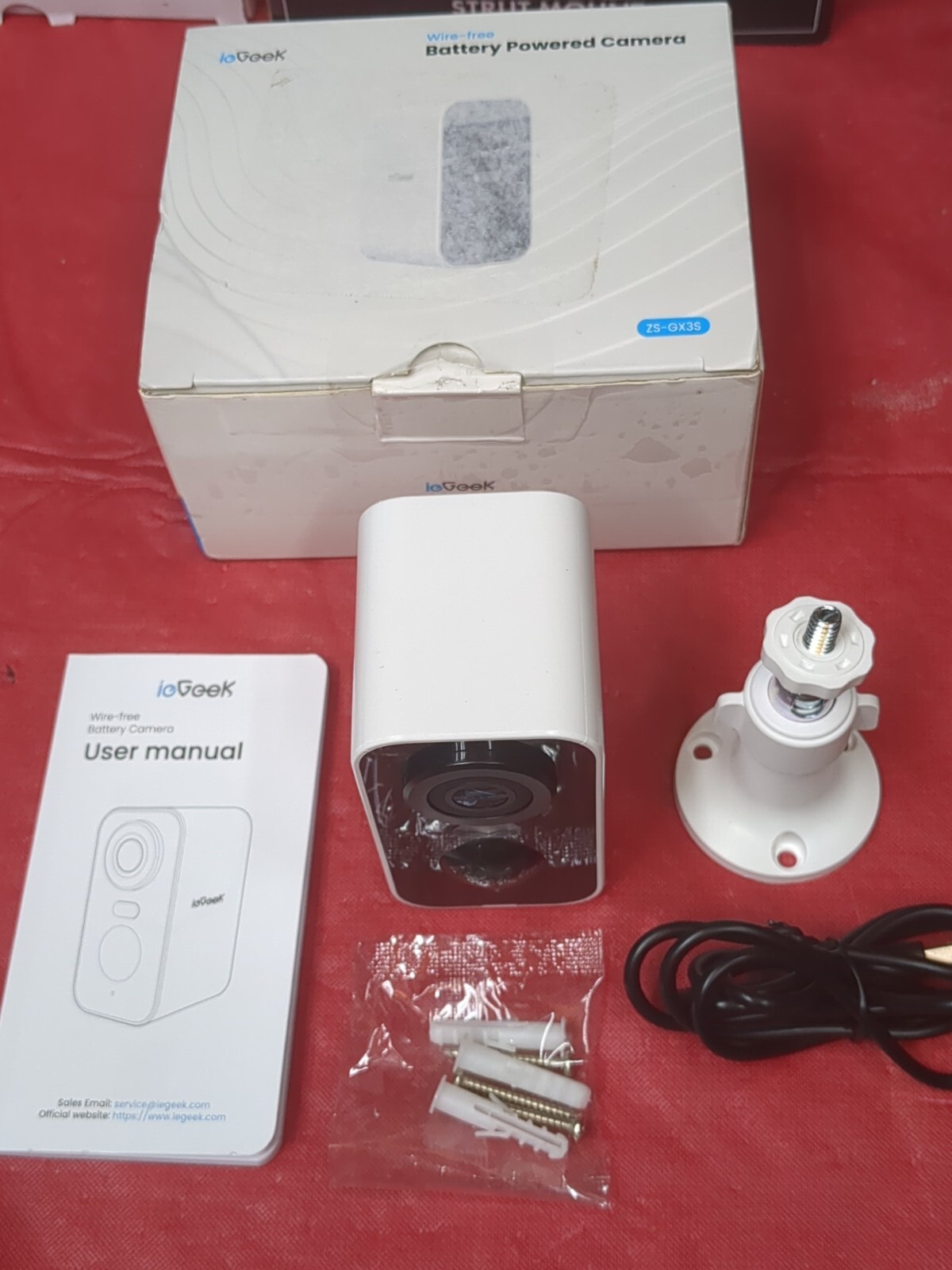 ieGeek Security Cameras Wireless Outdoor 2K 3MP Cordless WiFi-1 Year ...