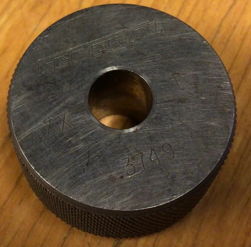 Federal Ring Gage .3749 XX , Nice Used Shape, 3/8” Ring Gage | eBay