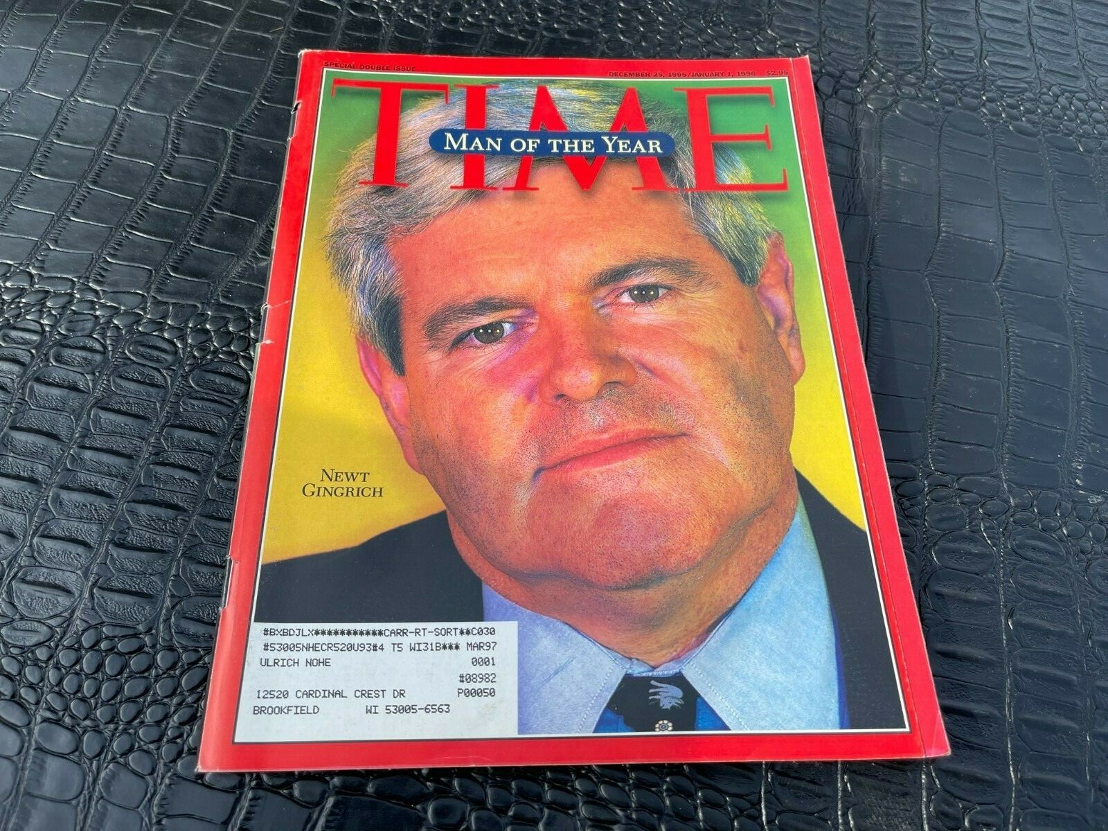 JAN 1 1996 TIME news magazine - NEWT GINGRICH | eBay