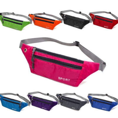 Fanny Pack Zip Bag Waterproof Bag Waist Pouch Camping Hiking Outdoor ...