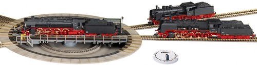 Fleischmann 6152 Drehscheibe elektrisch mit Drehscheiben-Schalter 6910 ...