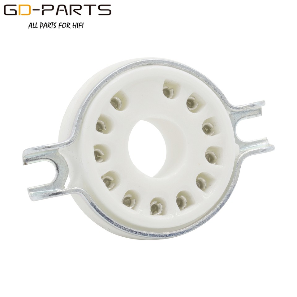 B12C 12 Pin Tube Socket For 50CA10,9MN8,6GE5,8GU7,6EA4,8CB11 Chassis ...