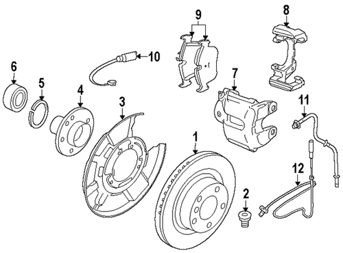 BMW 34356792292 GENUINE OEM WEAR INDICATOR | eBay