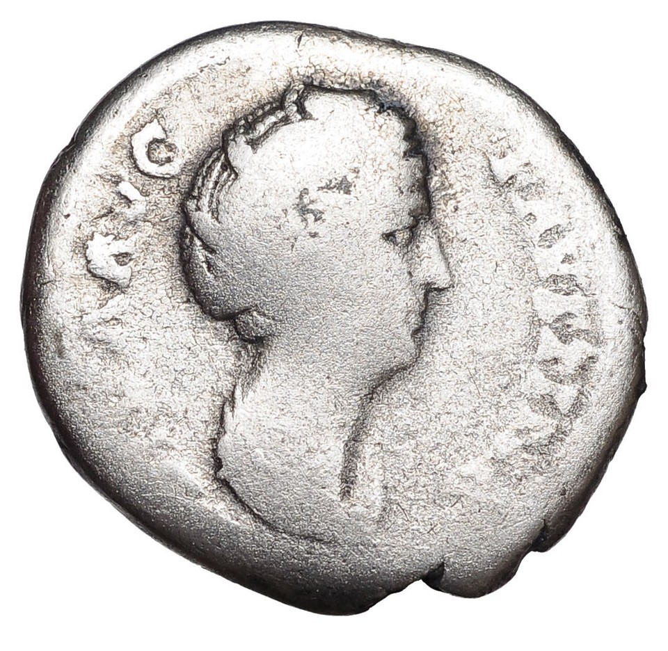 Ancient Roman Empire Coin Silver Faustina 1 138 141 AD Wife ANTONINUS ...