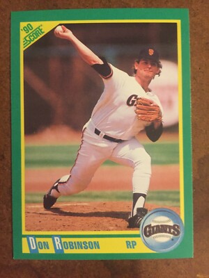 Don Robinson 112 Score 1990 MLB Baseball Trading Card | eBay