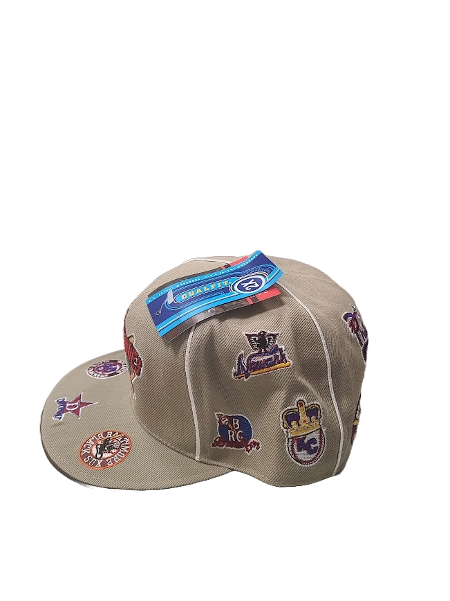 Negro League Baseball Commemorative Hat Fitted 2XL Khaki All Team Embroidery Cap | eBay