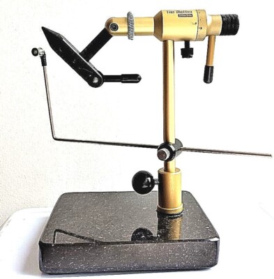TRUE ROTARY VISE TMF fly tying GOLD Grilse Vices by Tier McFlier marble ...