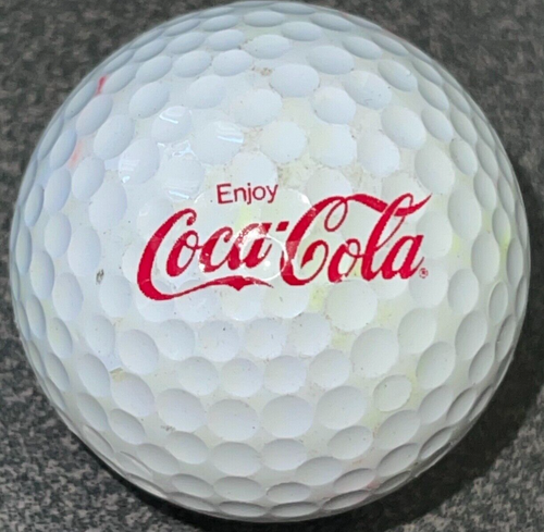 Enjoy Coca Cola Soda Logo White Used Golf Ball (F-21-5) - 1ct (one) | eBay