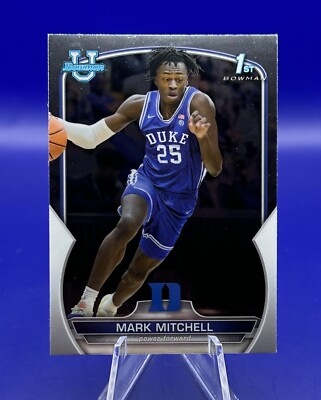 2022-23 Bowman U Chrome MARK MITCHELL 1st Bowman RC #48 Duke / Missouri ...