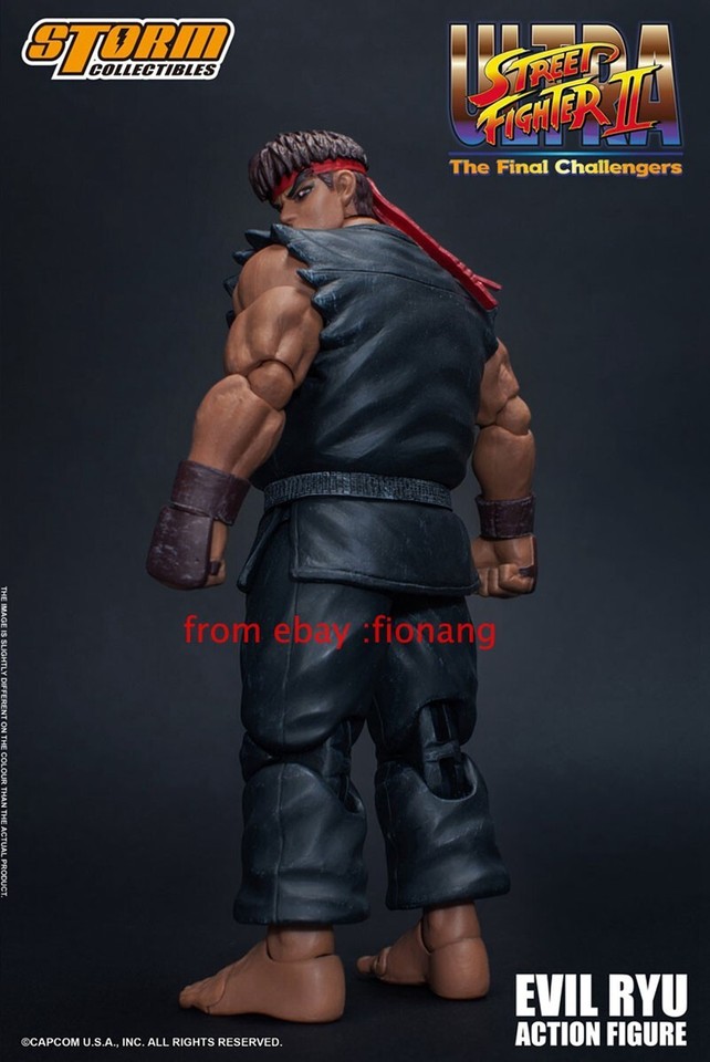 Storm Toys 1/12 Street Fighter II Evil Ryu Action Figure In Stock NEW ...
