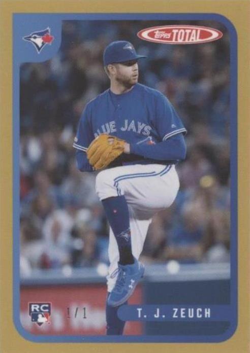 2020 Topps Total - T.J. Zeuch #9C Gold /1 (RC) for sale online | eBay