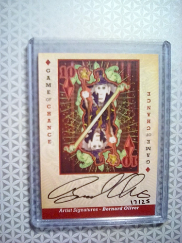2015 Goodwin Champions Game of Chance Artist /25 OLIVER #10D Auto AA2 ...
