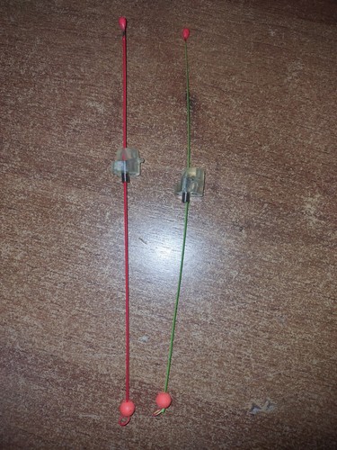 20 Pcs In Lot Ice Fishing Spring Metal Bobbers Indicators Test 0.7-3 ...