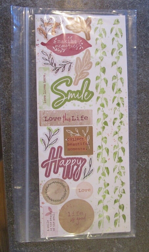 CREATIVE MEMORIES -FRESH FOCUS -Designer Sticker- 6 sheets - Brand NEW ...