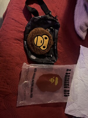 man bag crossbody Bape 2 Bags In 1 | eBay