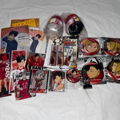 Haikyuu!! Nekoma Kuroo Kenma Lev Merch Set Badge File Mochi Mascot | eBay