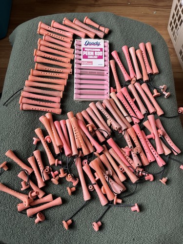 Pink Perm Rods, 1 New Package, Last Pic Needs Elastics, Short & Long ...